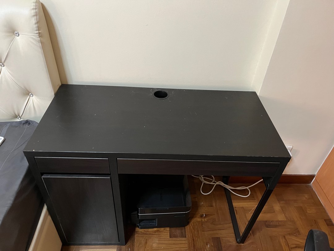 Ikea Study Table + 1 study chair , Furniture & Home Living, Furniture ...