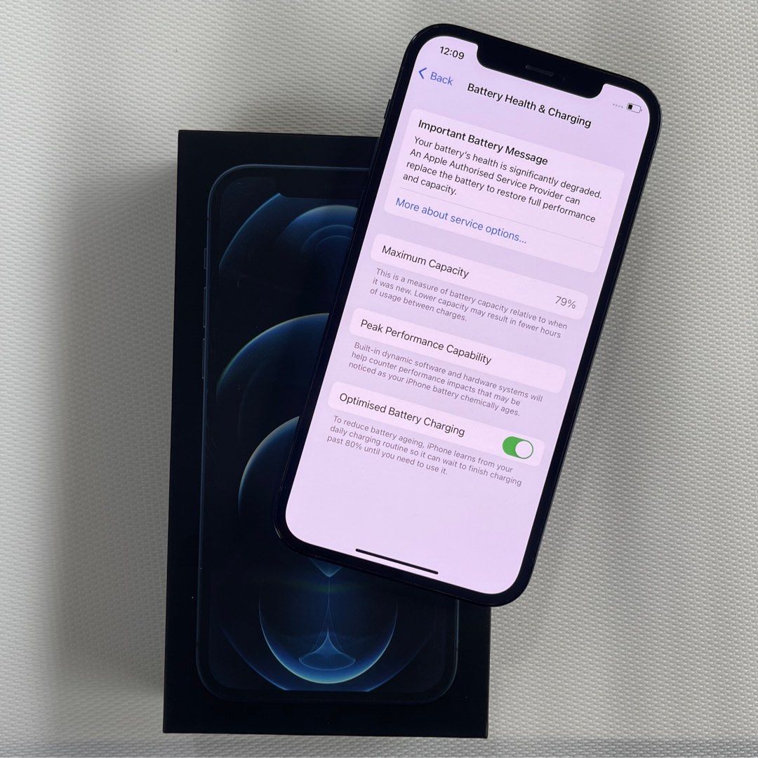 iPhone 12 Pro 128GB Paciflc Blue #2453, Mobile Phones & Gadgets, Mobile ...
