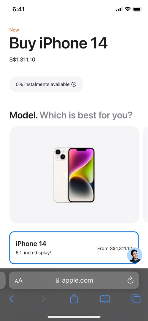 iPhone 14 128GB Starlight, Mobile Phones & Gadgets, Mobile Phones ...