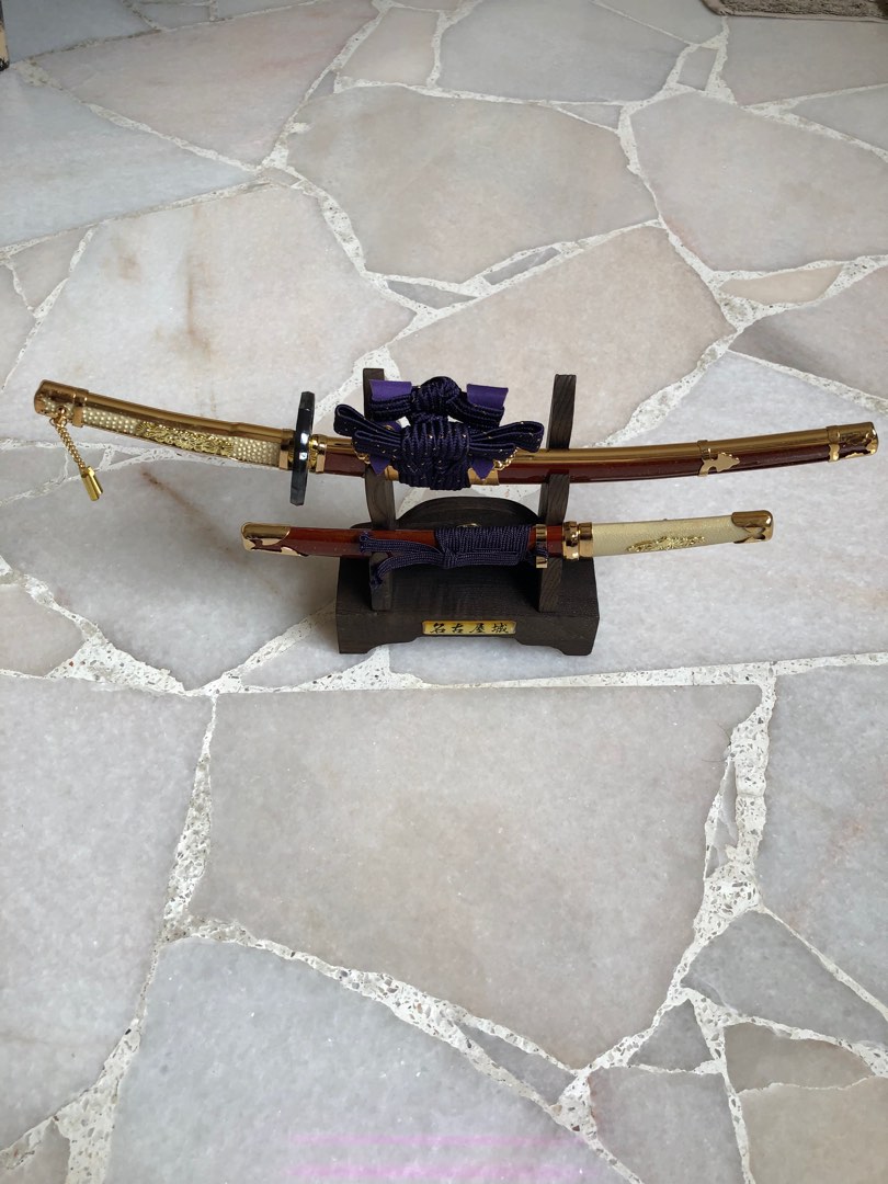 Japan swords display set., Everything Else on Carousell