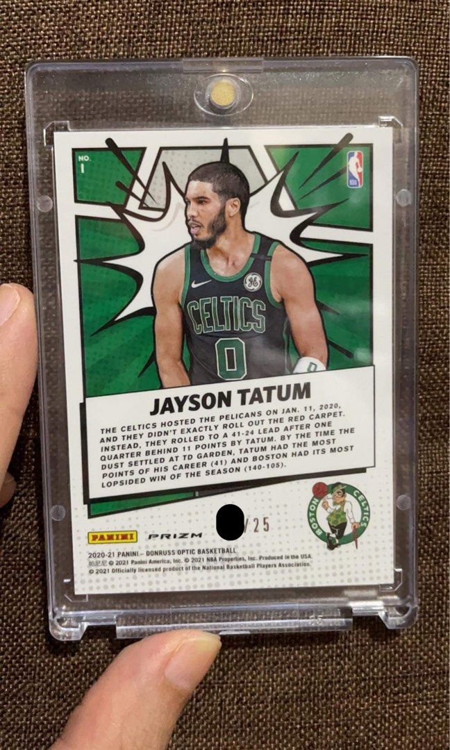 Jayson Tatum My House /25, Hobbies & Toys, Memorabilia & Collectibles ...