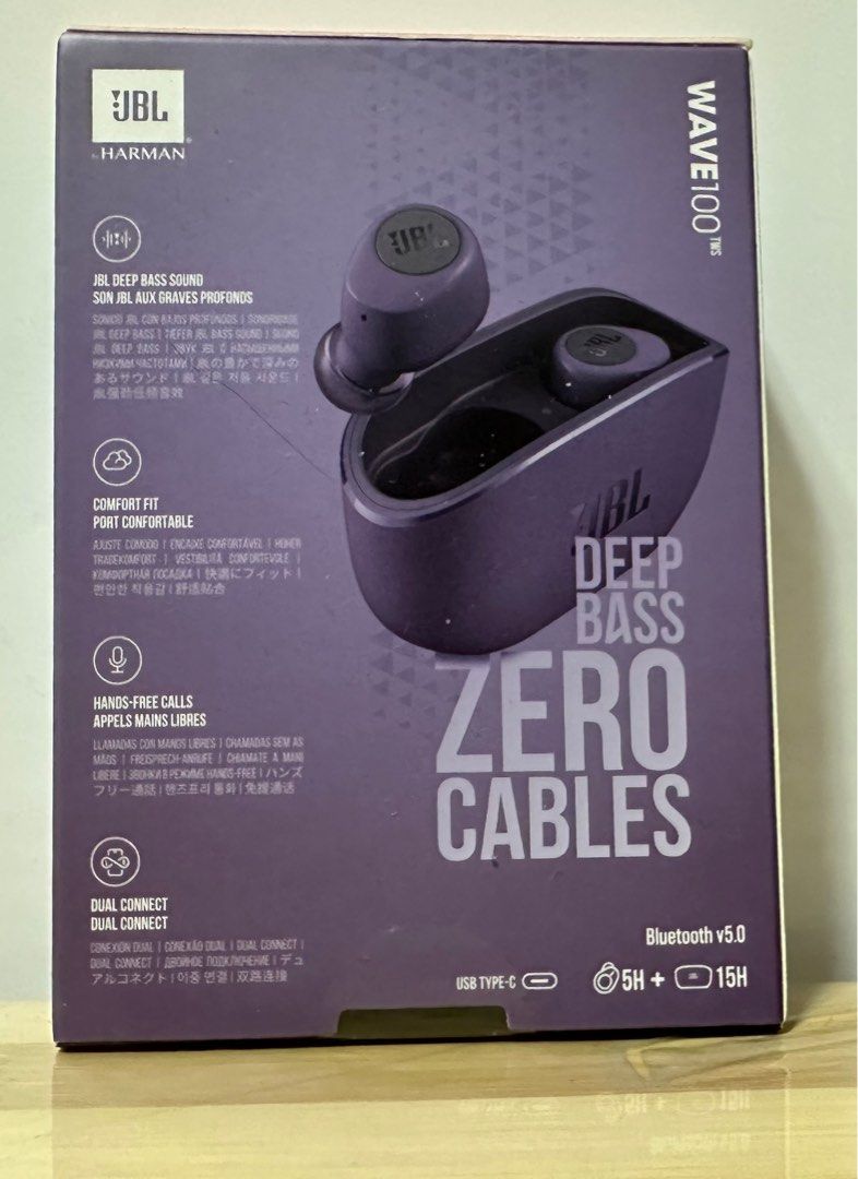 JBL True Wireless Earbuds WAVE100tws Audio Earphones On Carousell