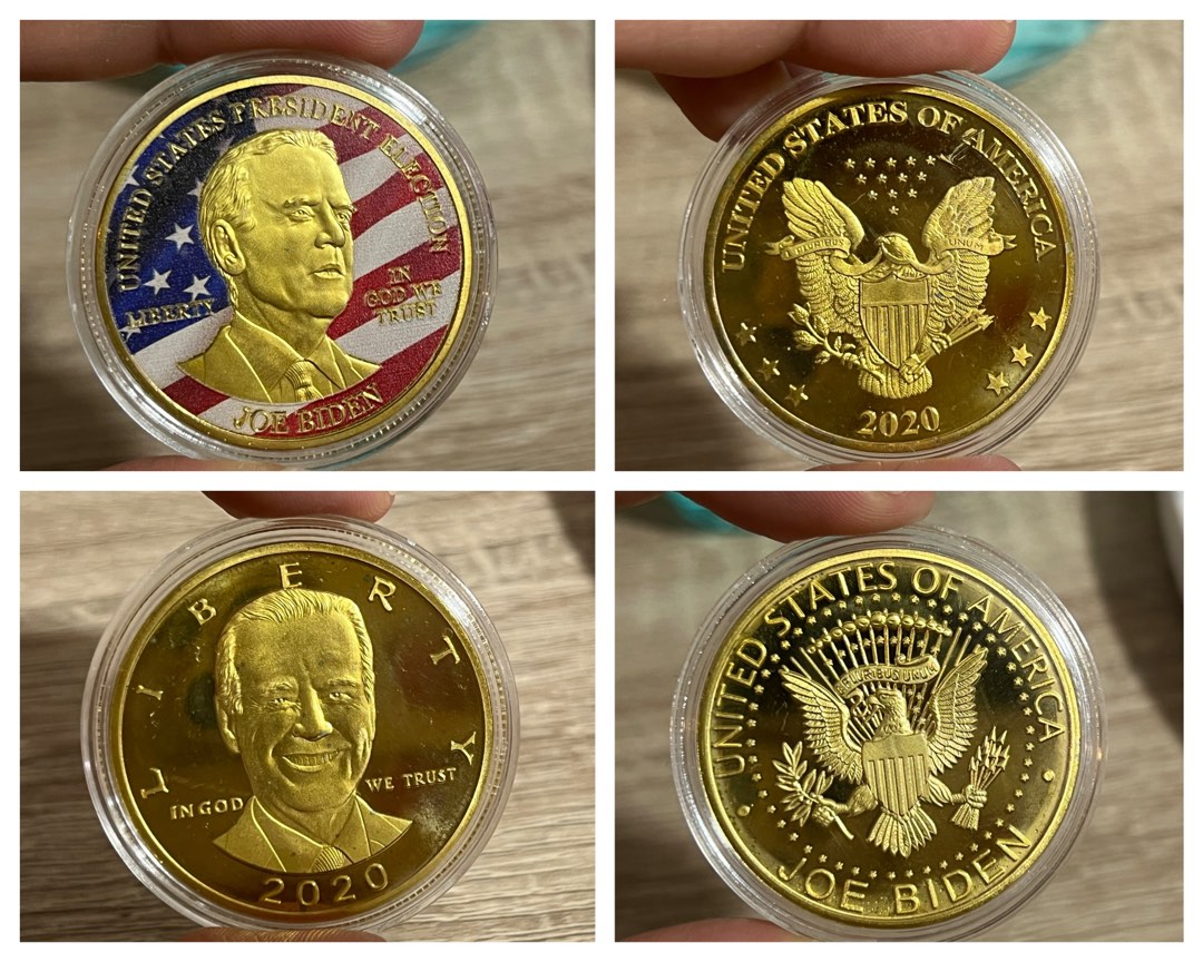 Joe Biden Presidency Coin, Hobbies & Toys, Memorabilia & Collectibles ...