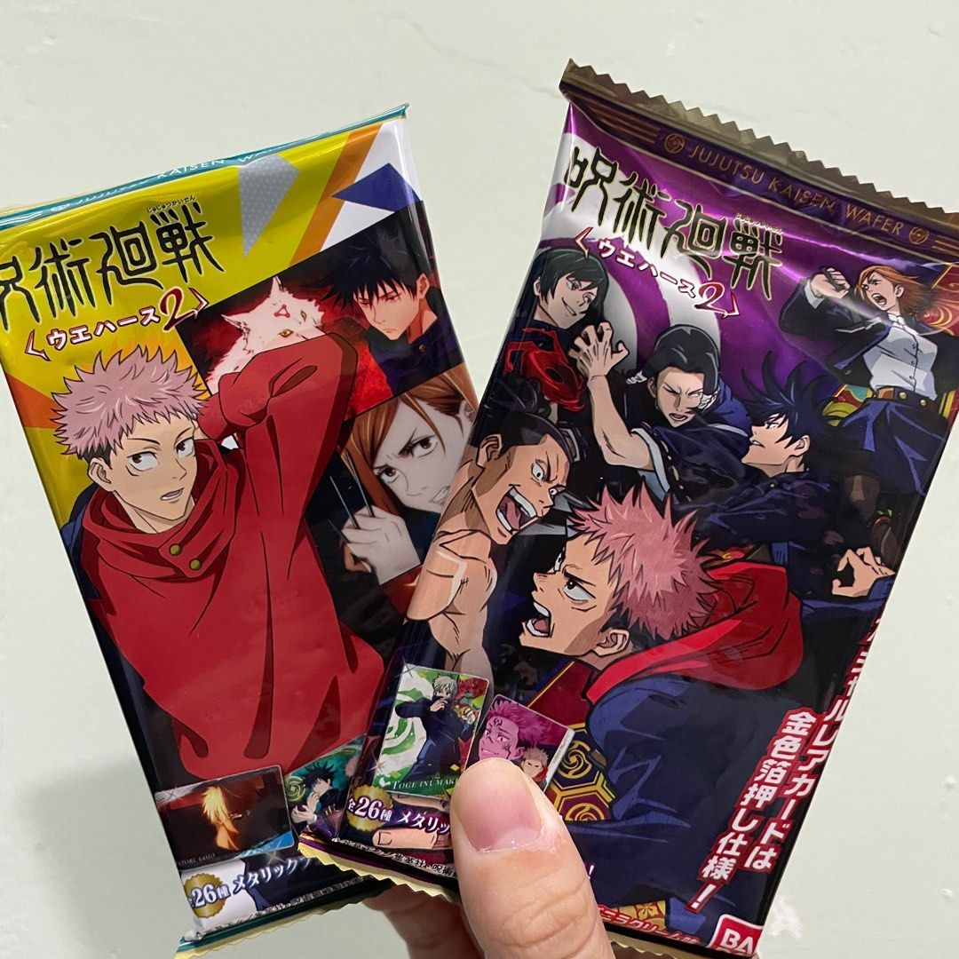 Jujutsu kaisen JJK wafer card sealed volume 2, Hobbies & Toys, Books ...