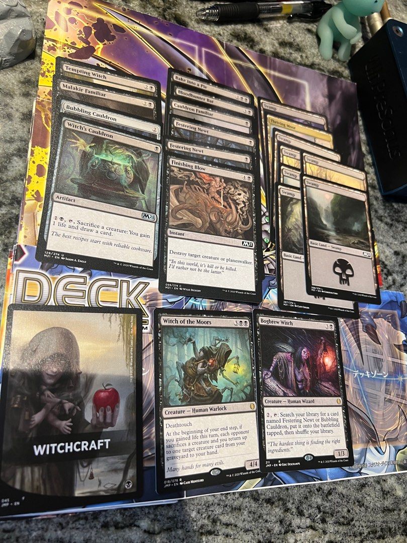 JUMPSTART WITCHCRAFT witch of the moors cauldron familiar mtg magic the ...