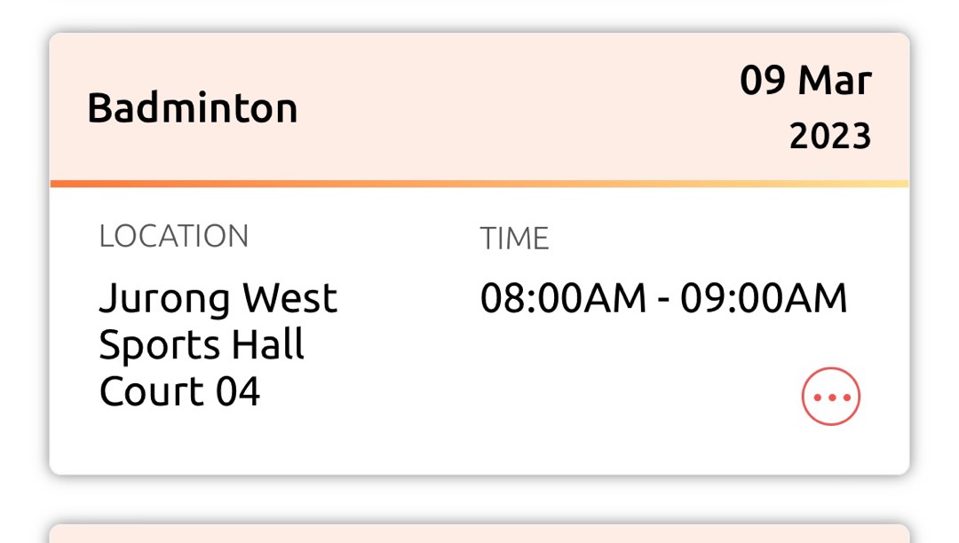 jurong west badminton court 9/3, Sports Equipment, Sports & Games ...