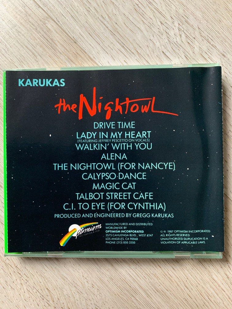 KARUKAS ~ The Night Owl (Made in Japan), Hobbies & Toys, Music & Media ...
