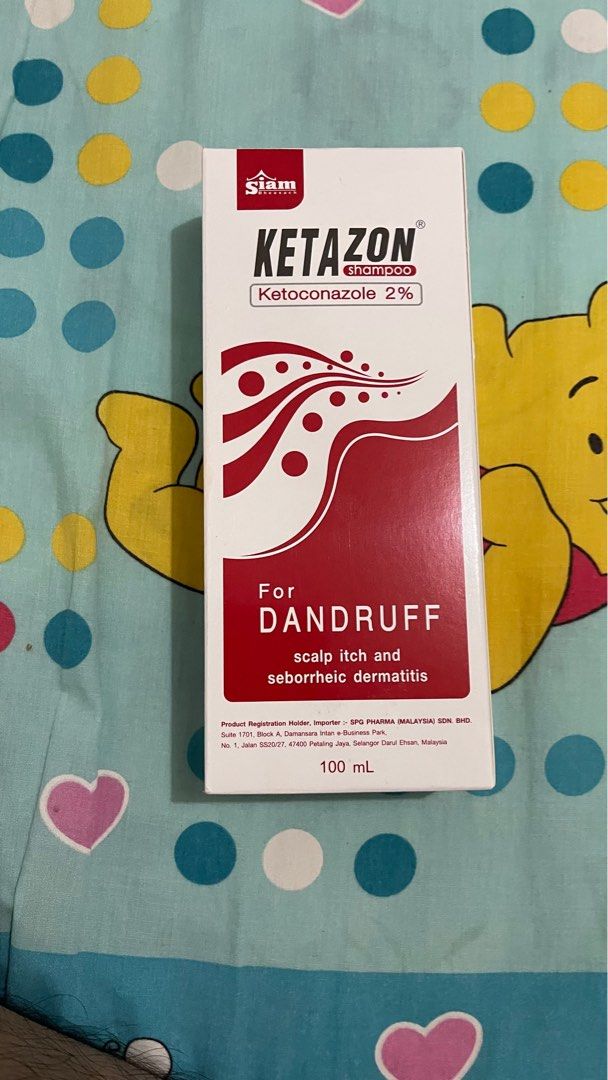 Ketazon Ketoconazole 2% Shampoo, Beauty & Personal Care, Hair on Carousell