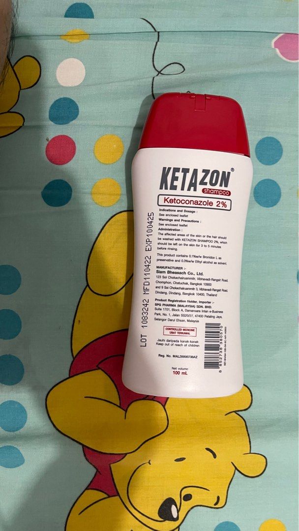 Ketazon Ketoconazole 2% Shampoo, Beauty & Personal Care, Hair on Carousell