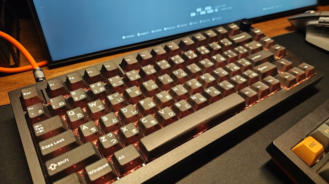 [Keyboards/Etc] Domikey Obsidian White on Black Keycaps FULL KIT Triple ...