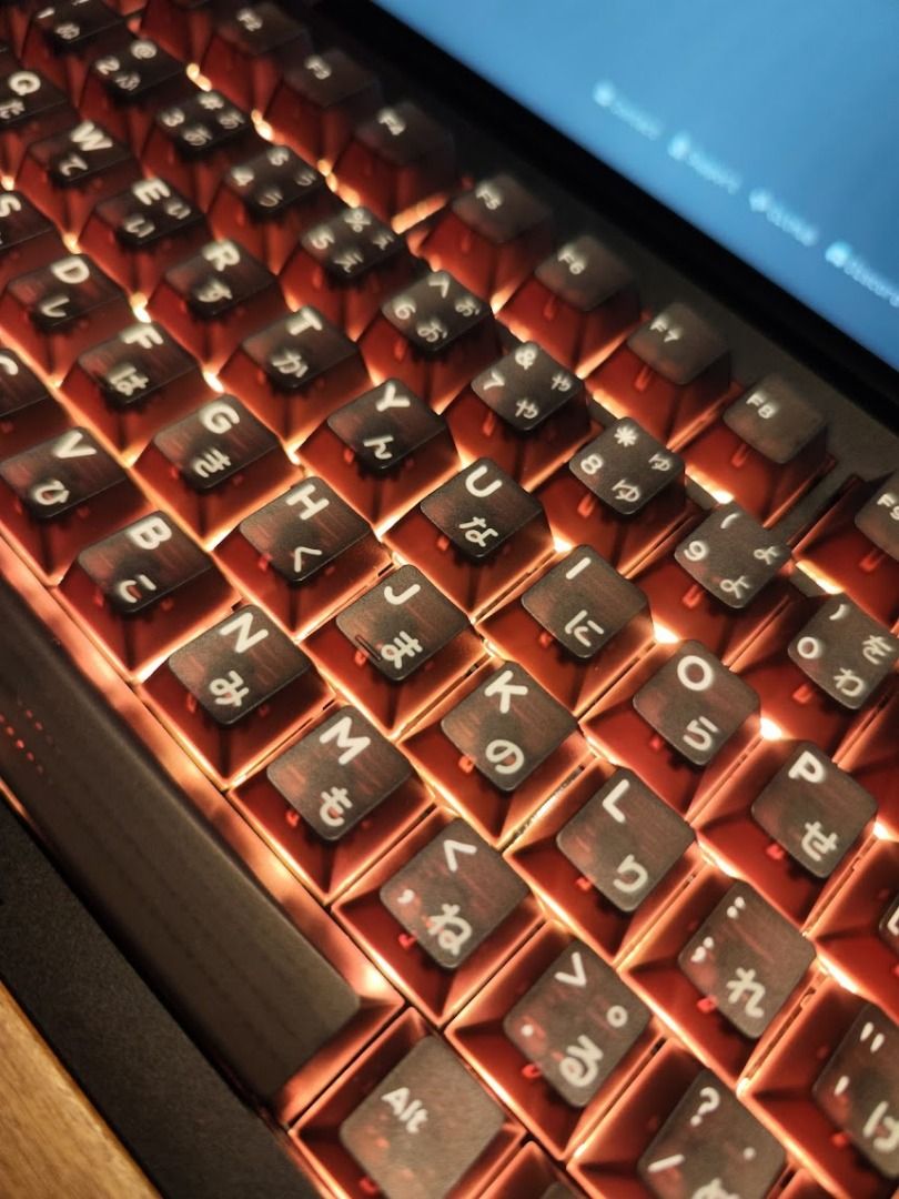 [Keyboards/Etc] Domikey Obsidian White on Black Keycaps FULL KIT Triple ...