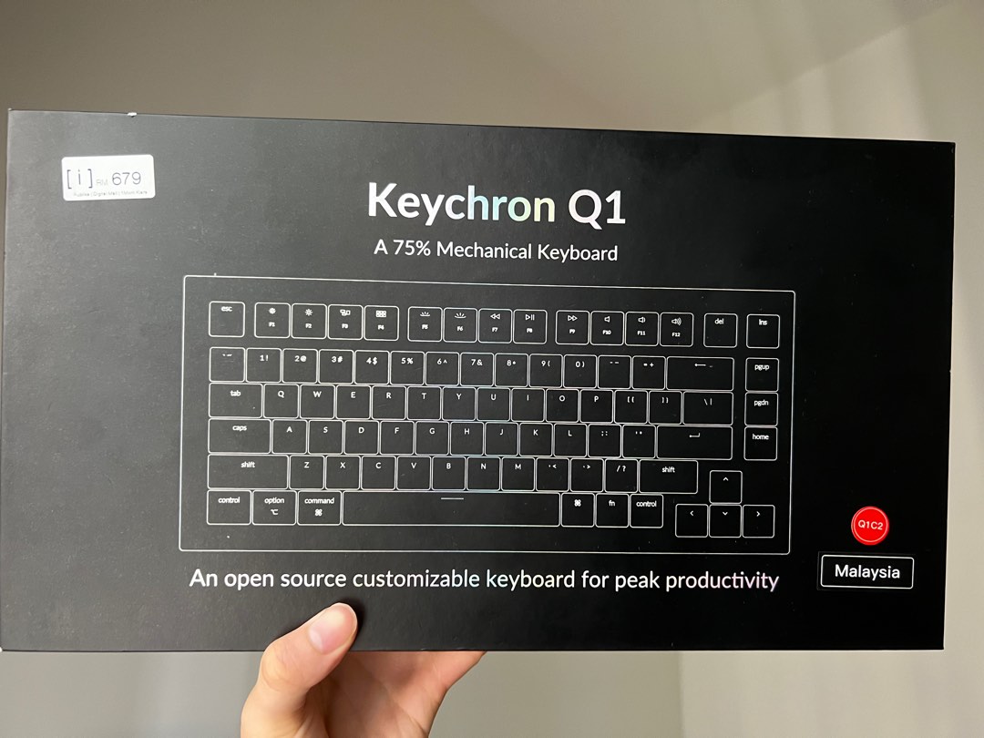 Keychron Q1 75% wired mechanical keyboard, Computers & Tech, Parts ...