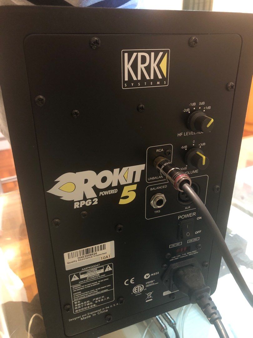 KRK Rokit 5 Gen2, 音響器材, Soundbar、揚聲器、藍牙喇叭、耳擴 - Carousell