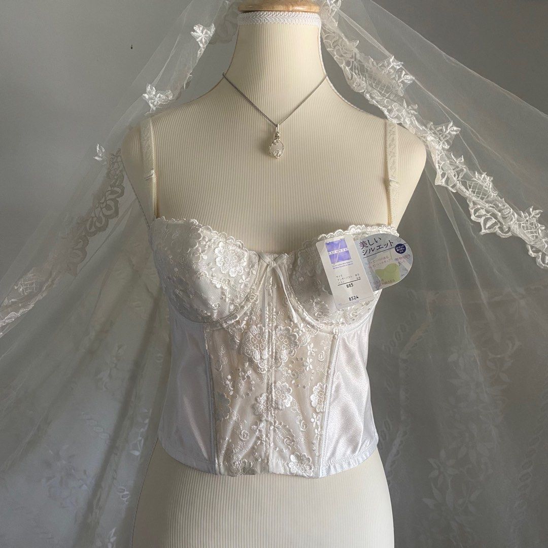 Lace Corset Bustier Beautiful Lace Bustier White Lace Corset Bustier Bustier Top Elegant Corset
