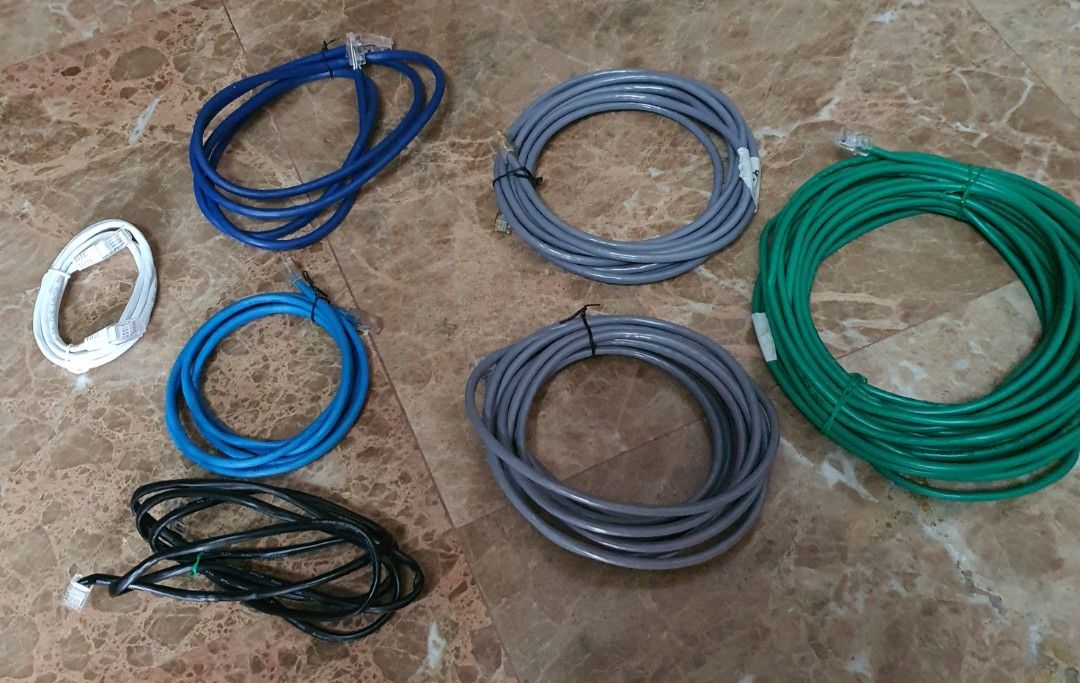 LAN cables, Computers & Tech, Parts & Accessories, Cables & Adaptors on ...