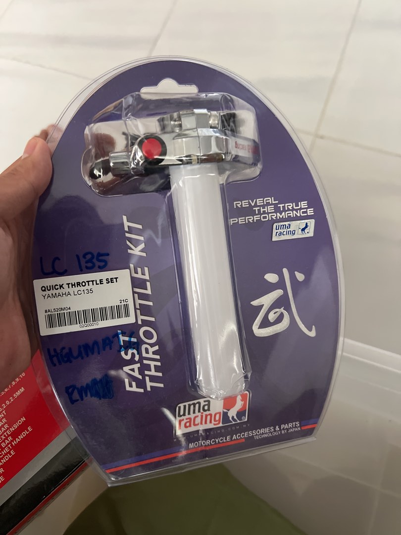 LC135/X1R Uma Racing Fast Throttle, Motorcycles, Motorcycle Accessories ...