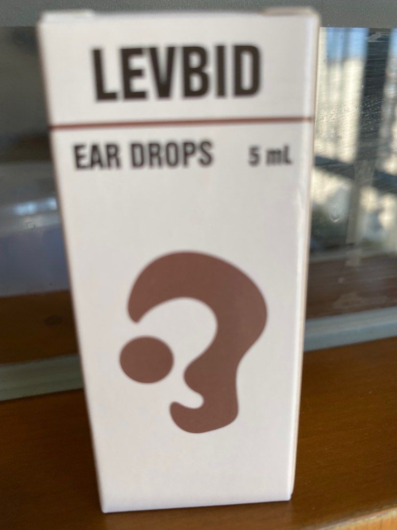 LEVBID Ear Drops 5ml, 健康及營養食用品, 醫療用品和工具 - Carousell