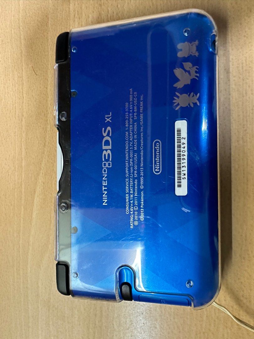 Limited Edition Pokemon XY 3DS XL Blue, Video Gaming, Video Game Consoles, Nintendo on Carousell