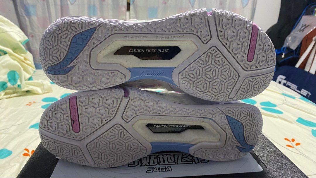 Li-Ning Saga Pro Badminton Shoes (Not Yonex, Victor, Felet, Mizuno ...