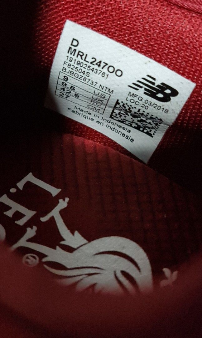 Liverpool FC New Balance sneaker, Men's Fashion, Footwear, Sneakers on ...