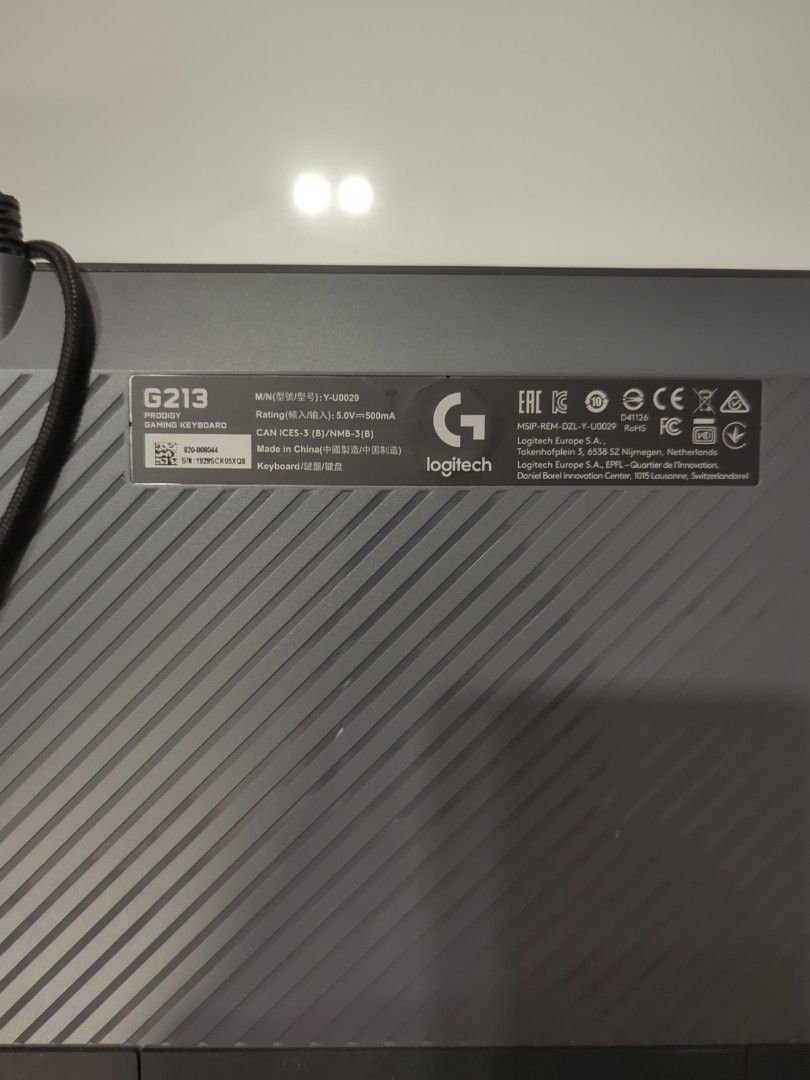 Logitech G213 Prodigy Gaming Keyboard Computers And Tech Parts And Accessories Computer Keyboard