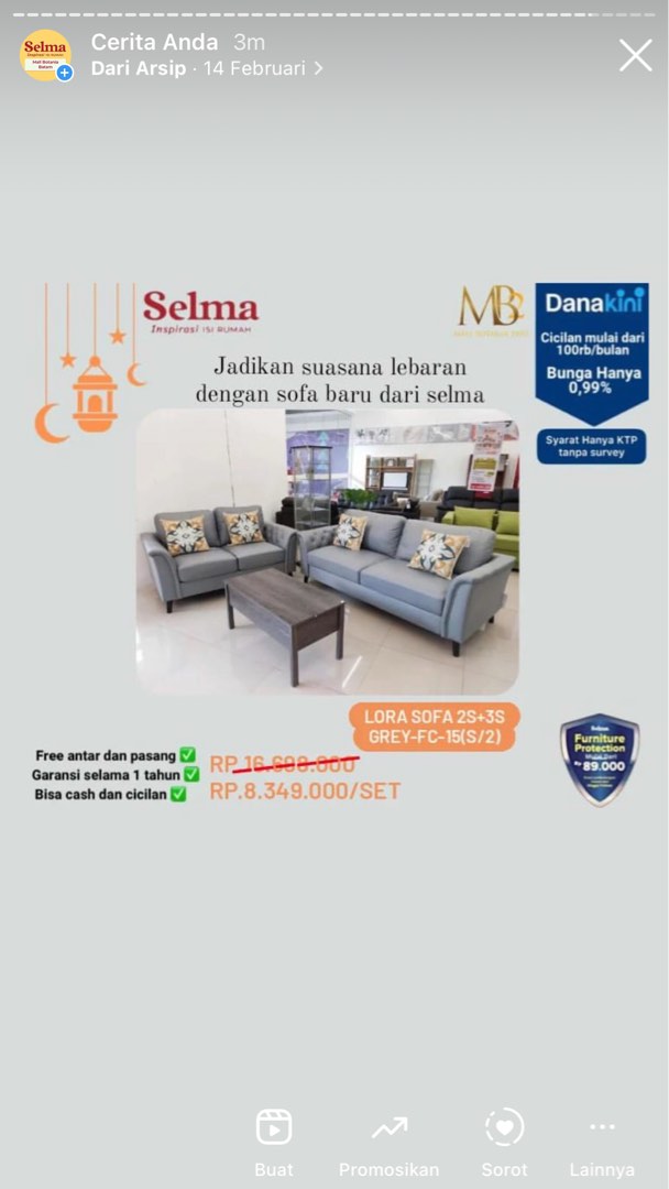 Lora sofa set, Perabotan Rumah di Carousell