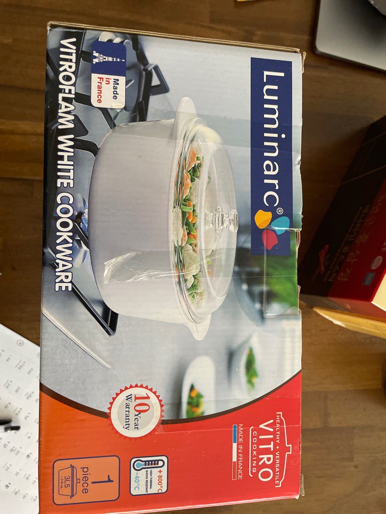 Luminary Vitroflam White Cookware, Furniture & Home Living, Kitchenware ...