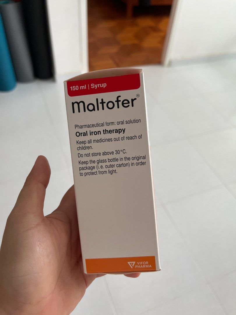 maltofer 150ml syrup oral iron therapy, Health & Nutrition, Medical ...