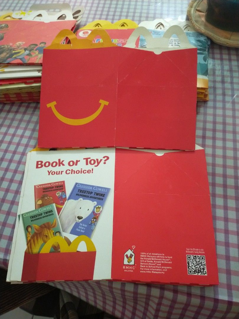 Mcdonald's mcd happy meal box, Hobbies & Toys, Collectibles ...