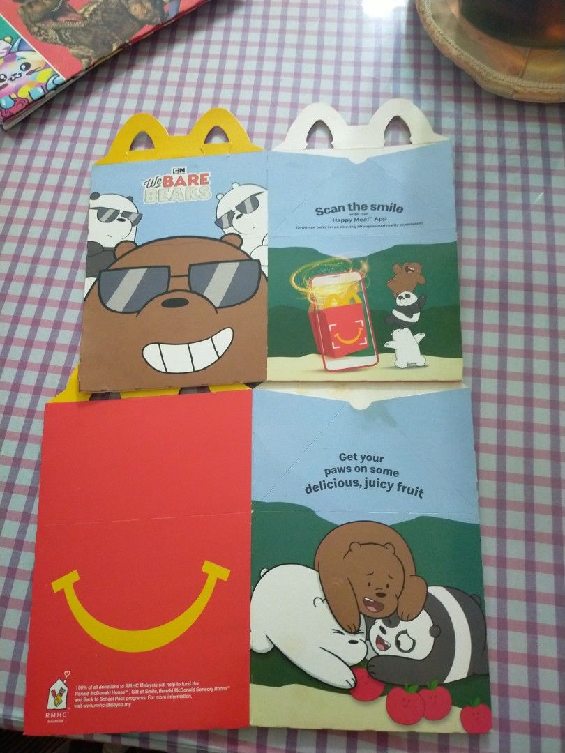 Mcdonald's mcd happy meal box, Hobbies & Toys, Collectibles ...