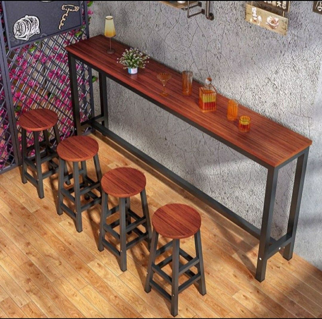 Meja Bar kerusi bar set, Furniture & Home Living, Furniture, Tables ...