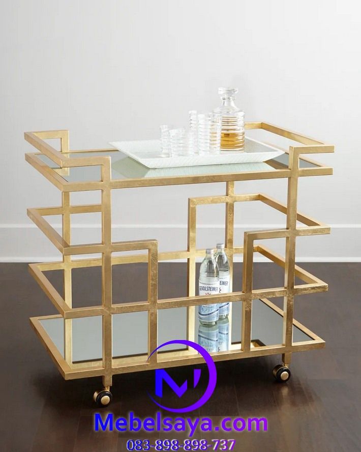 Meja Roda Palembang Stainless Gold, Komunitas di Carousell