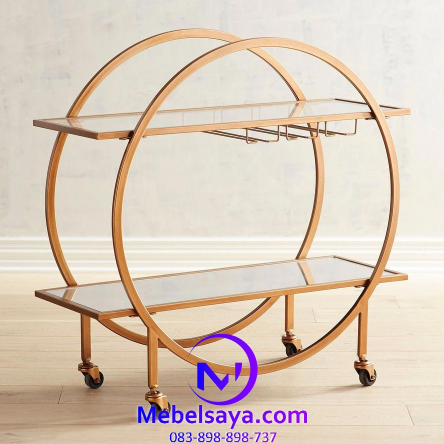 Meja Roda Tangerang Stainless Gold, Komunitas di Carousell