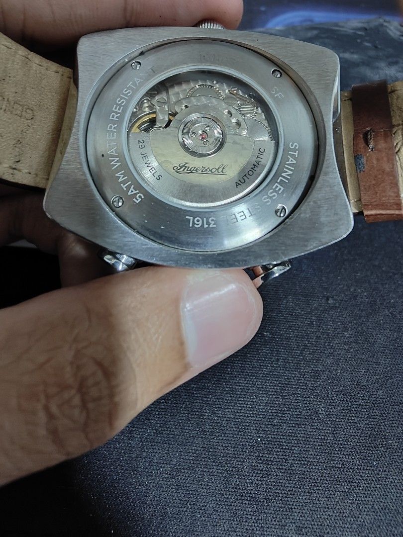 Mens Ingersoll The Michigan Multifunction Automatic Watch, Luxury ...