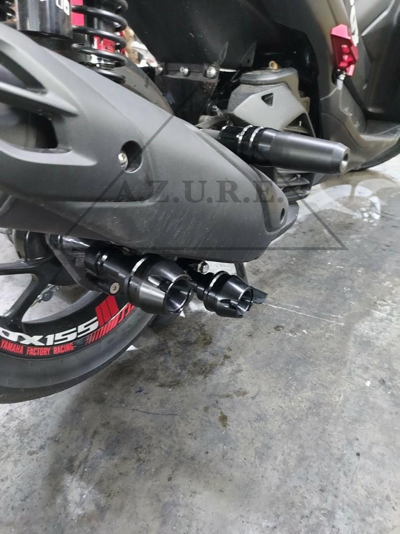 Metal Rear Sliders for Aerox Xmax Nmax Pcx Adv, Motorcycles, Motorcycle ...