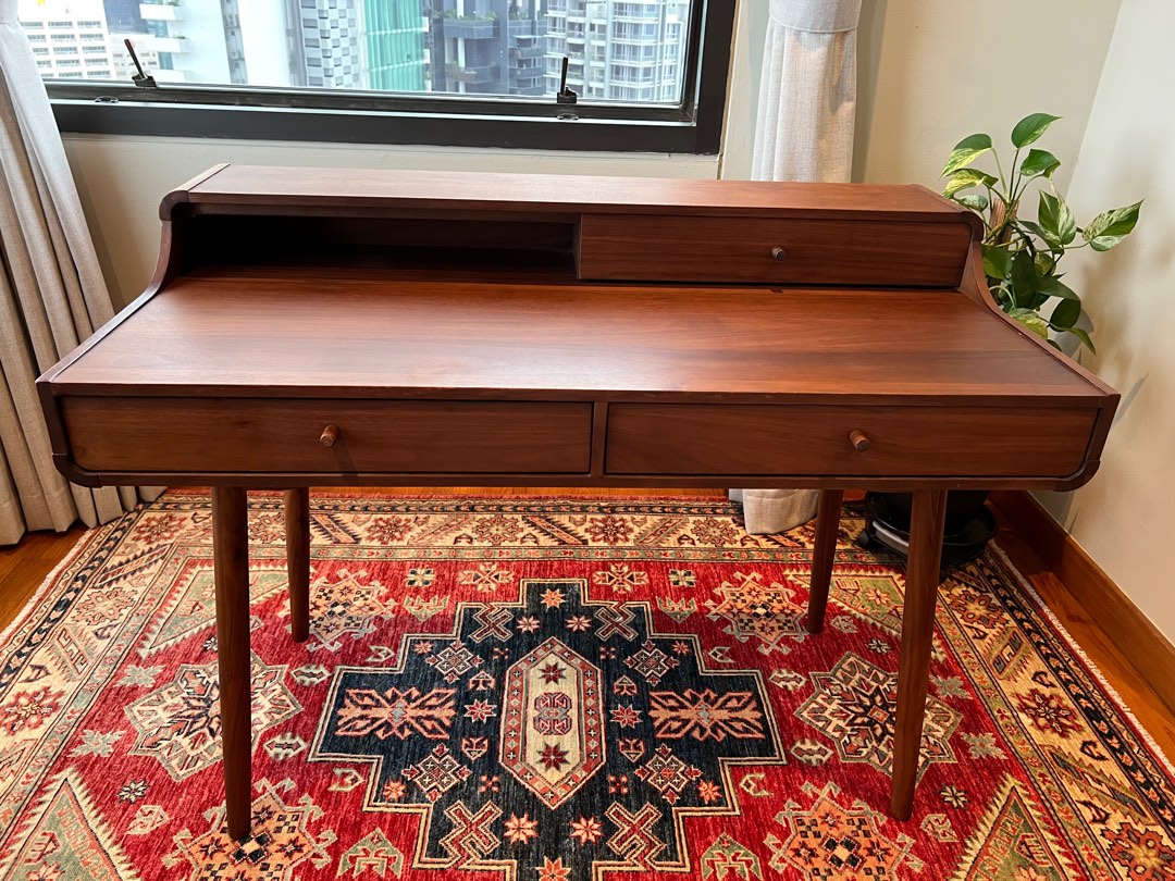 Mid century Design Desk for office or study, Furniture & Home Living ...