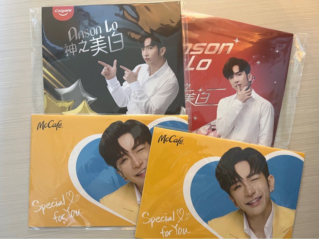 Mirror Anson Lo 盧瀚霆 神之美白 McCafé 立體卡, 興趣及遊戲, 收藏品及紀念品, 明星周邊 - Carousell