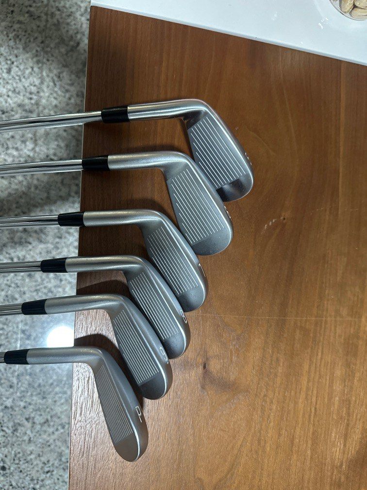 Mizuno forged irons JPX900 from #6 to P NS Pro 950GH steel shaft. #5 is ...