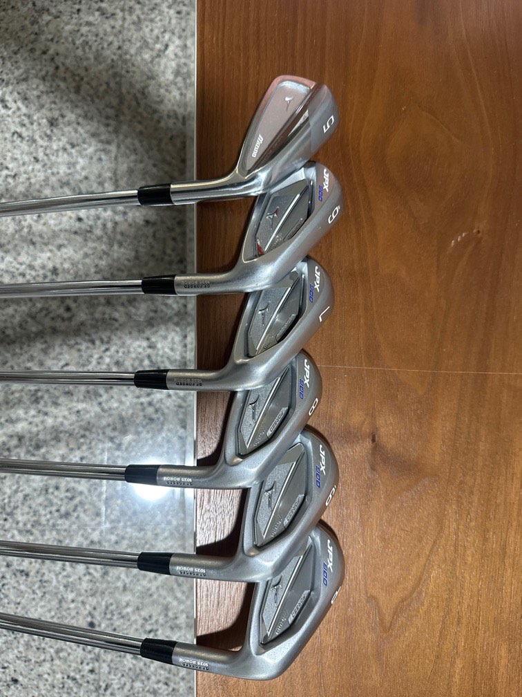 Mizuno forged irons JPX900 from #6 to P NS Pro 950GH steel shaft. #5 is ...