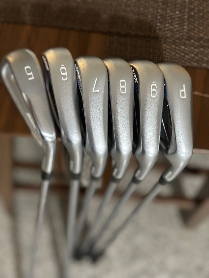Mizuno forged irons JPX900 from #6 to P NS Pro 950GH steel shaft. #5 is MP-18 MMC FLiHi with NS ...
