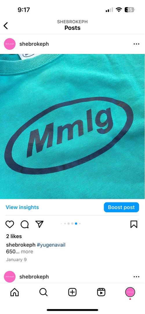MMLG 87MM Minimalist Logo Sweater in EMERALD GREEN (UNISEX) on Carousell