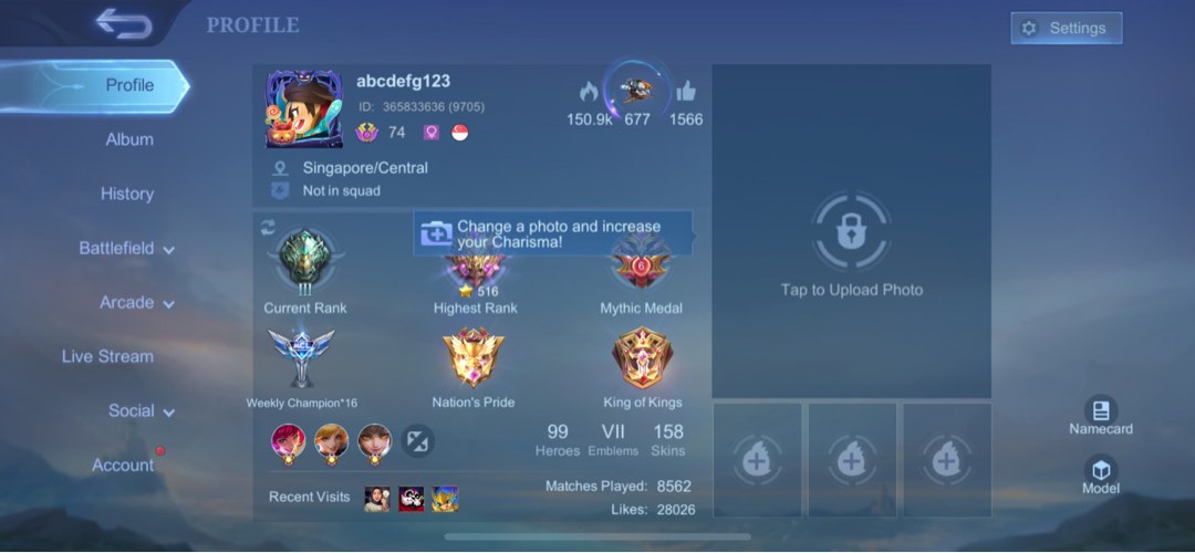 Mobile legends 500 star account. decent high ranked winrate, Video ...