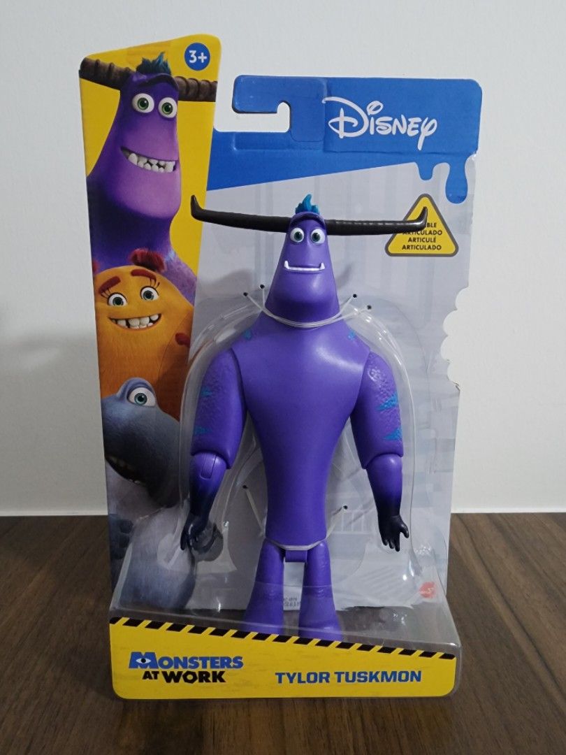 MONSTERS AT WORK - TYLOR TUSKMON, Hobbies & Toys, Toys & Games on Carousell