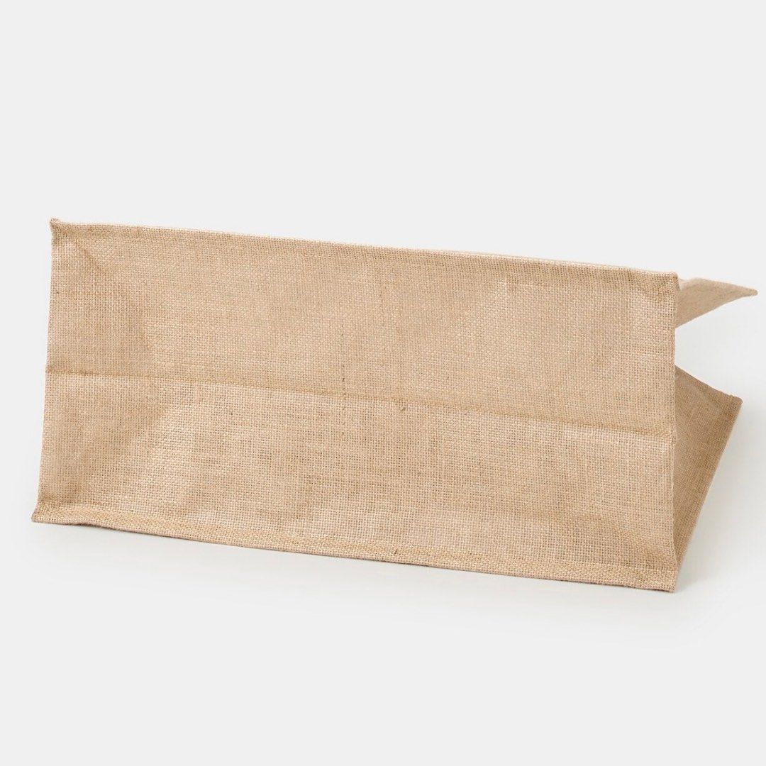 muji A3 jute my bag tote beach bag, Women's Fashion, Bags & Wallets, Tote Bags on Carousell