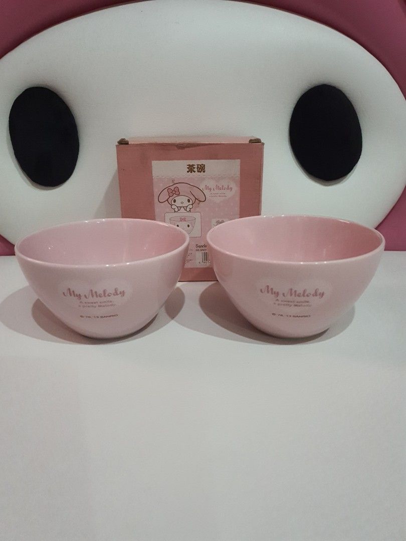 My Melody Rice & Soup Bowl Set, Furniture & Home Living, Kitchenware ...