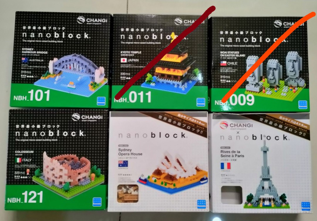 NanoBlock Sydney Harbour Bridge|Opera House| Colosseum| Moai |Paris ...