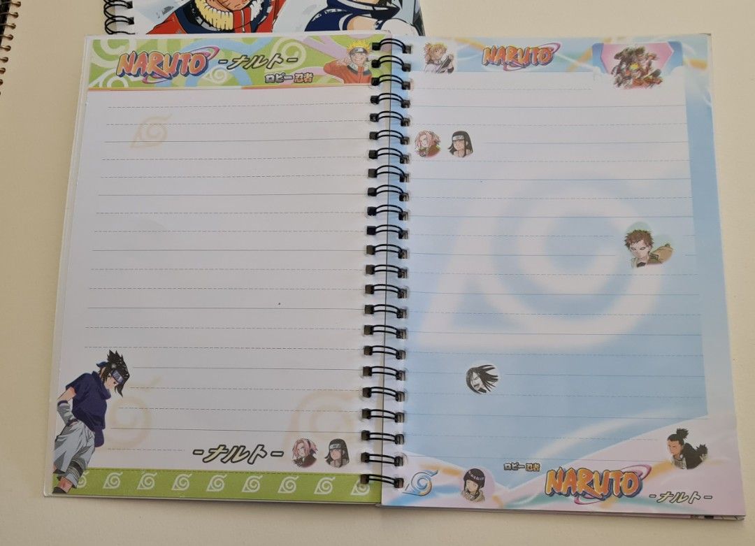 Naruto Theme Note Book Design Nostagic, Hobbies & Toys, Books ...