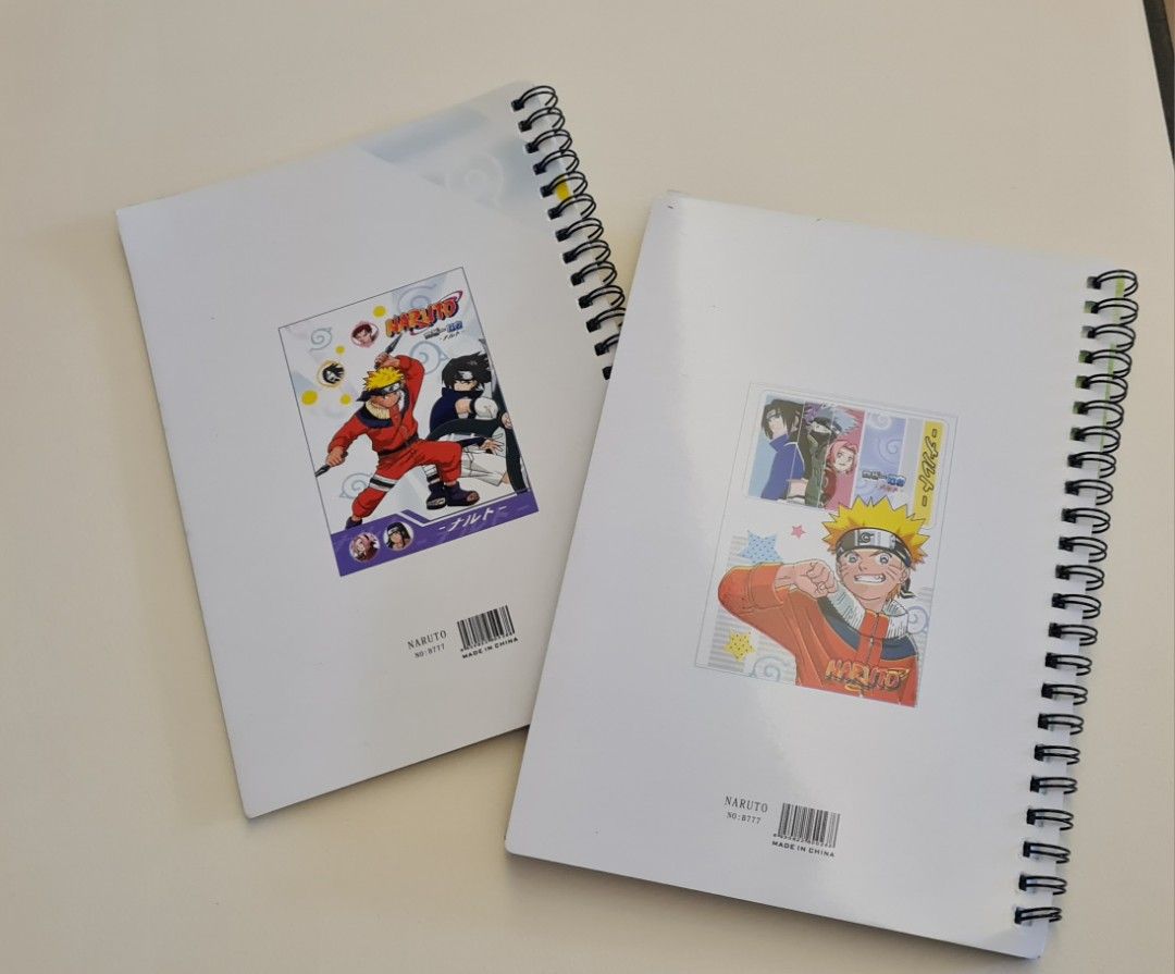 Naruto Theme Note Book Design Nostagic, Hobbies & Toys, Books ...