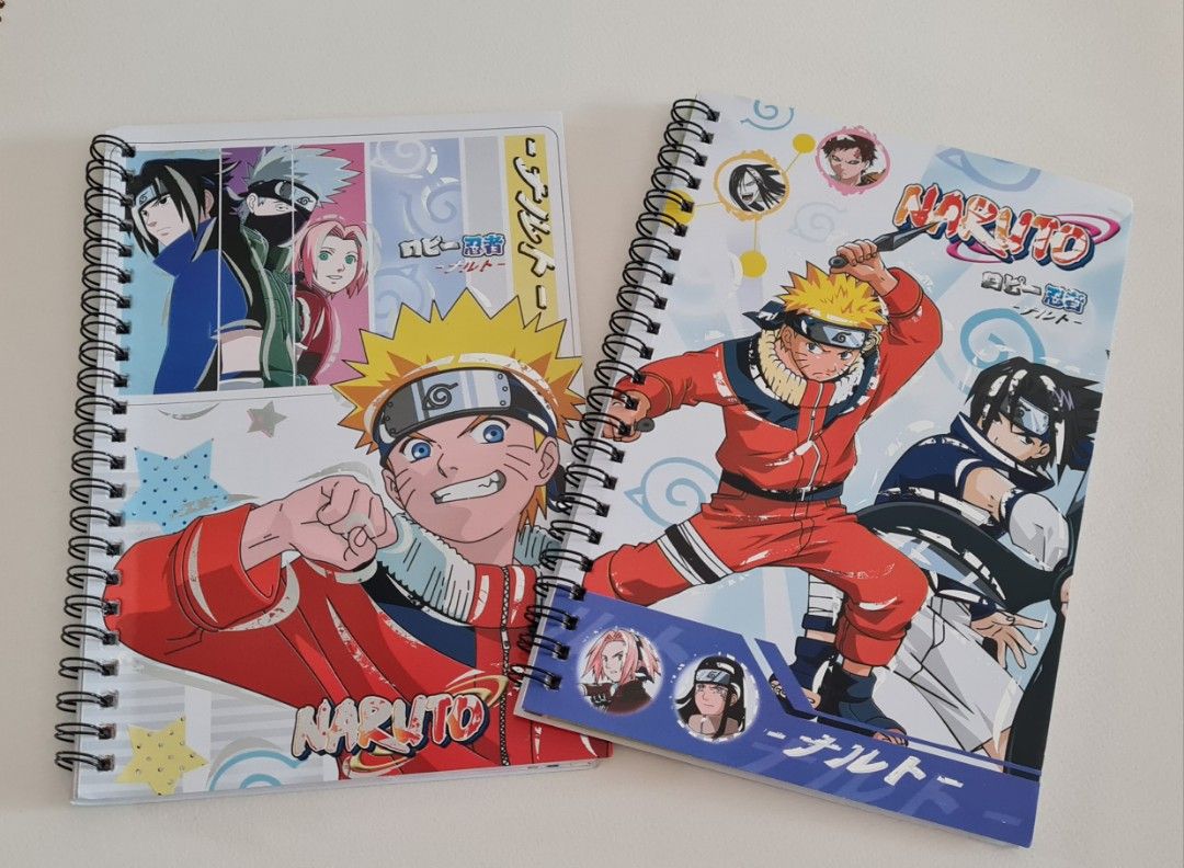Naruto Theme Note Book Design Nostagic, Hobbies & Toys, Books ...
