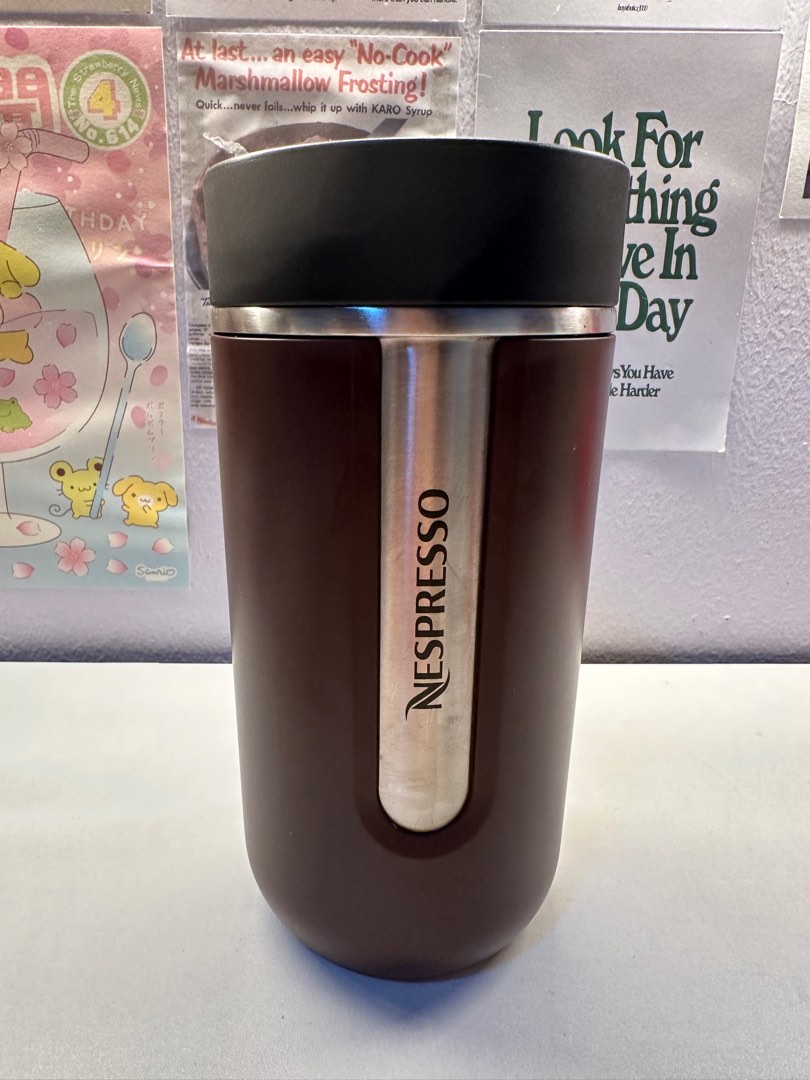 Nespresso tumbler travel vaccuum flask, Furniture & Home Living ...